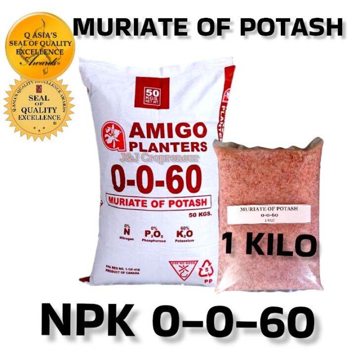 0-0-60 Muriate of Potash 1 kilogram | Lazada PH