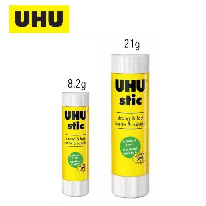 กาวแท่ง UHU Stick 8.2g กับ 21g | Lazada.co.th