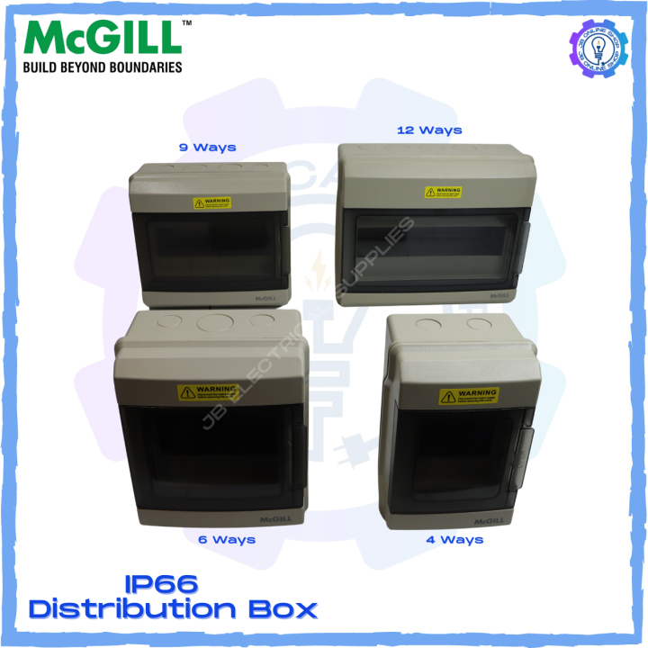 McGILL Waterproof Distribution Box Outdoor- IP66 | Lazada PH