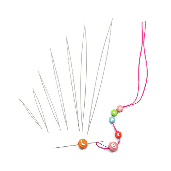 5Pcs Opening Curved Beading Pins For Jewelry Making DIY Beads Bracelet Threading Cord Tools Pins ...