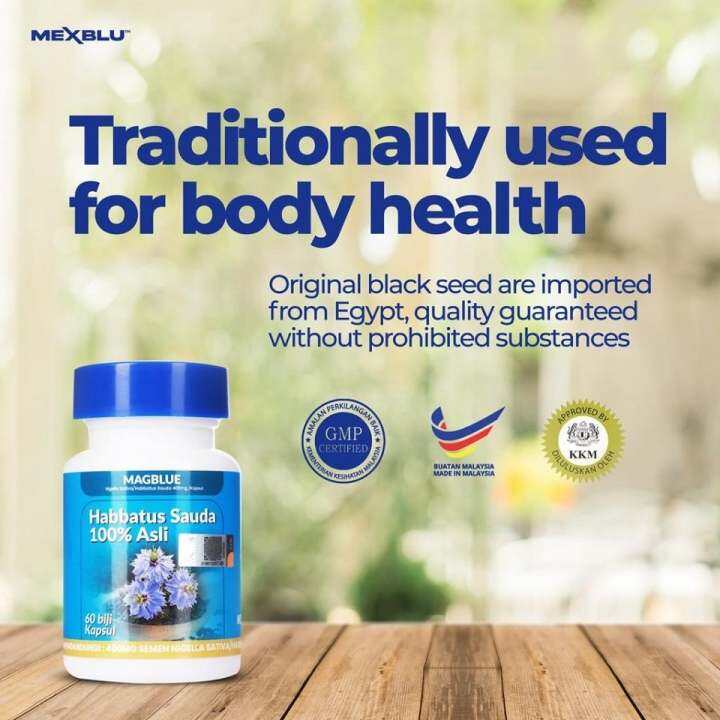 Habbatus Sauda Original MAGBLUE ( 60 capsules) | Lazada