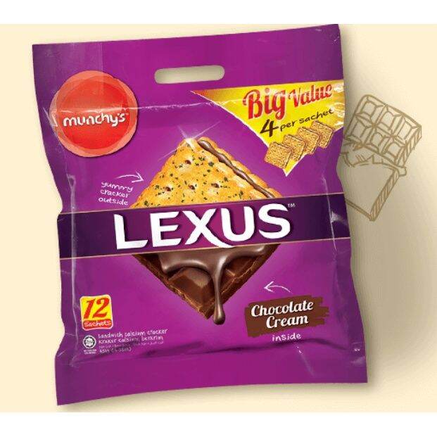 MUNCHY'S LEXUS SANDWICH CRACKER 418G | Lazada