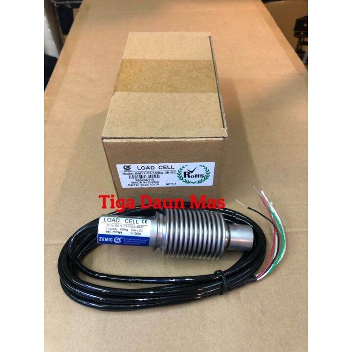 Load Cell Timbangan Zemic BM11 100 Kg / Bending Beam Beam Load Cell snless Zemic BM11 100 Kg ...