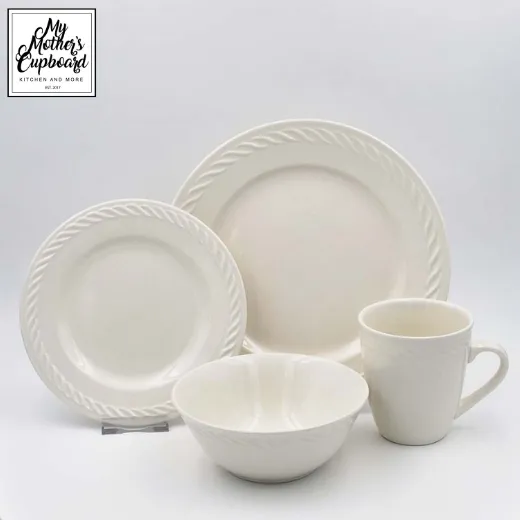 Thomson Stoneware 16pc Dinner Set -Nautical | My Mother's Cupboard ...
