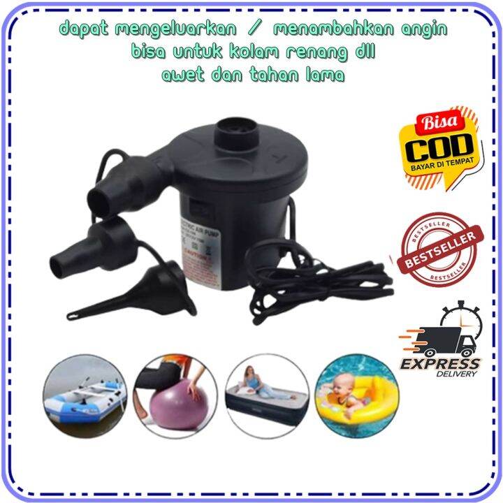 Electric Vacumm Pompa Listrik Kasur Angin Sofa Tiup Vacum Bag Gym Ball Ac Air Pump Vaccum And ...