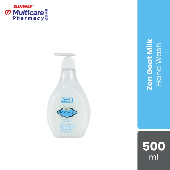 Zen Antibacterial Hand Wash Goat Milk (500ml) - Goat Milk | Lazada