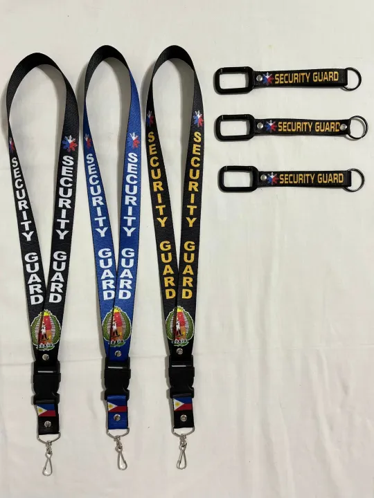 SECURITY GUARD ID LACE LANYARD SLING ID HOLDER | Lazada PH