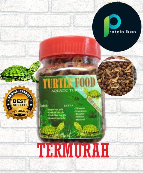 MAKANAN KURA KURA BRAZIL SIZE MEDIUM PAKAN KURA KURA BRAZIL PELET KURA ...