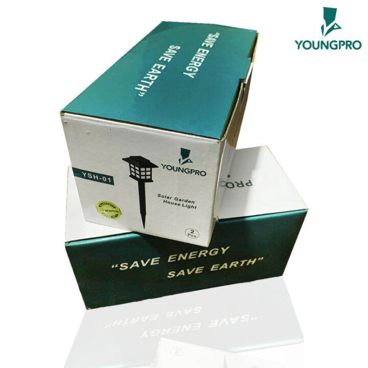 YOUNGPRO YSH-01 LAMPU TAMAN SOLAR GARDEN HOUSE LIGHT + EXCLUSIVE ...