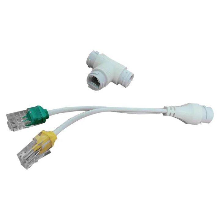 POE Splitter Adapter Ethernet one network cable two camera Splitter ...