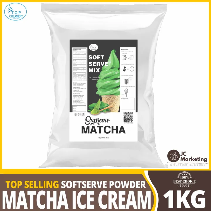 Top Creamery™ Supreme Matcha Powder 1kilo Soft Serve For Ice Cream Top ...