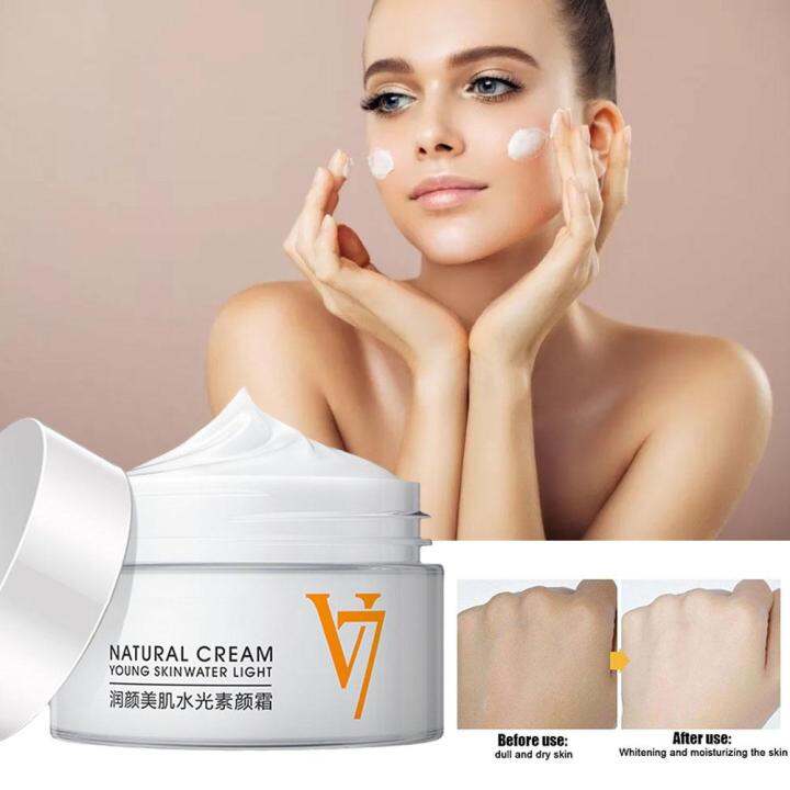 V7 Deep Hydration Cream Natural Moisturizing Tone-Up Care Skin Face ...
