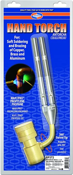 Uniweld Hand Torch with Double Twister Tip RPT3T2 for Brazing | Lazada PH