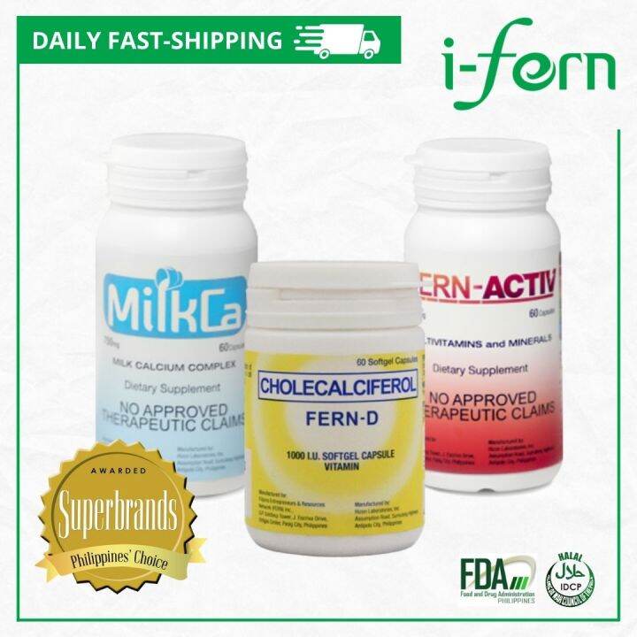 [ORIGINAL I-FERN] PowerTrio Fern-D MilkCa Fern Activ Set | Lazada PH