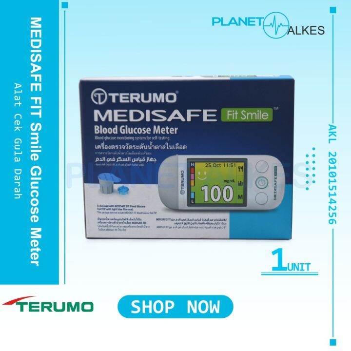 Terumo Medisafe Fit Smile Alat Cek Gula Darah - Glucose Meter | Lazada ...