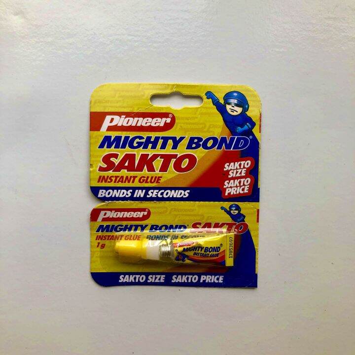 MIGHTY BOND Sakto Instant Glue 1g (mini pocket size) - PIONEER | Lazada PH