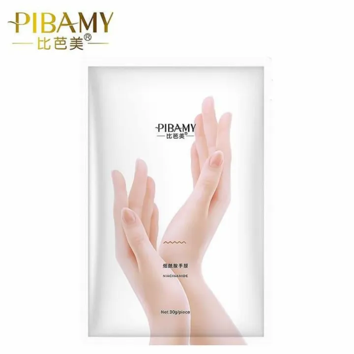 Hot! มาสก์มือ สปามือ PIBAMY มือเหี่ยว ครีมบำรุงมือ สารสกัดจากธรรมชาติ ...