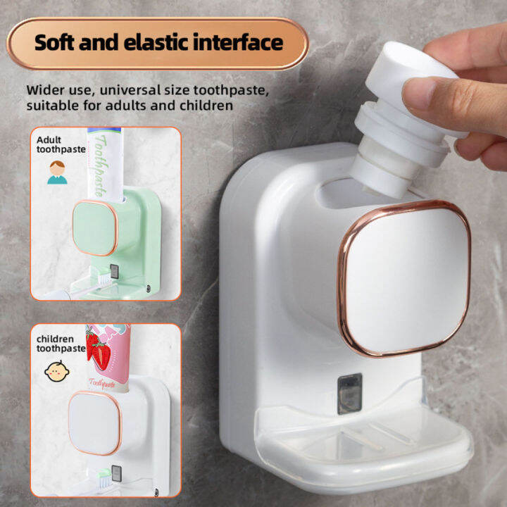 Wall Mounted Electric Smart Toothpaste Dispenser 3 Mode Automatic ...