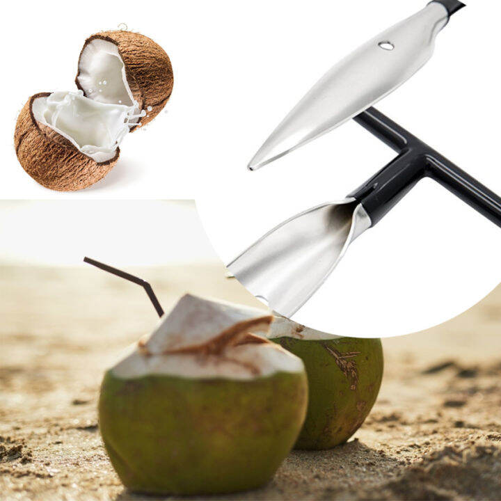 Coconut Opener Tool Stainless Steel Coconut Opener Water Punch Tap ...
