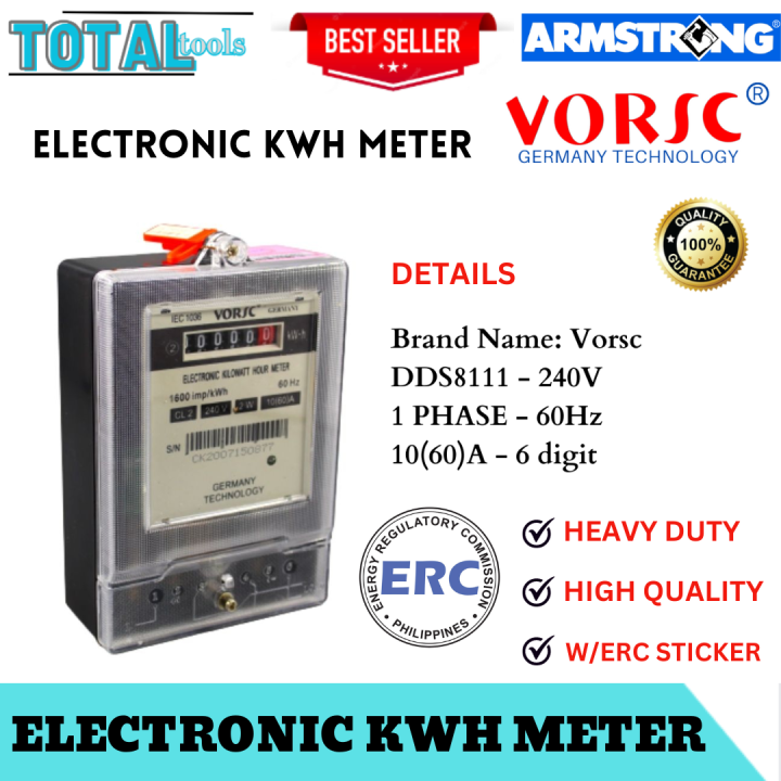 VORSC SUBMETER ELECTRONIC KILOWATT HOUR METER | Lazada PH