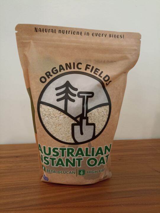 Organic Fields, Australian Instant Oats 500G (BB 12/2023) | Lazada