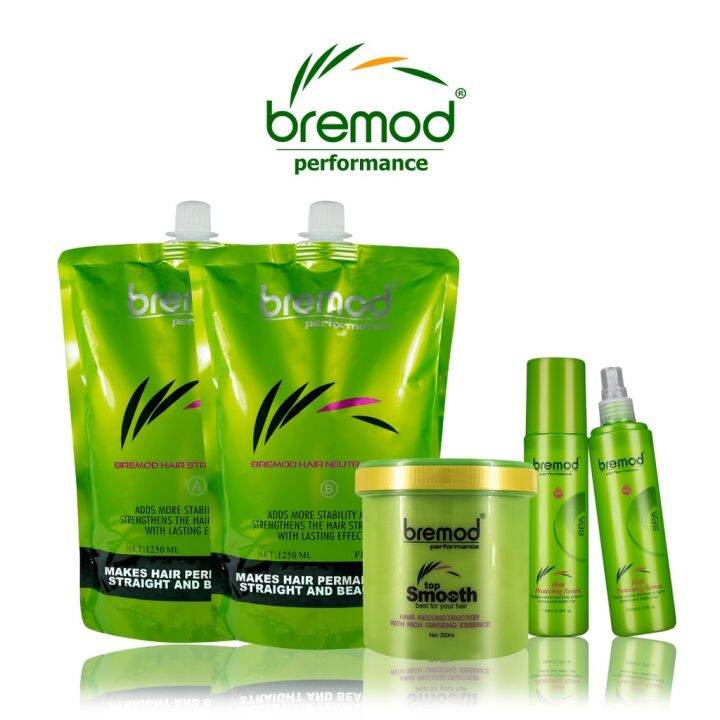toiletries Bremod Rebonding Hair Straightening Set with Hair treatment ...