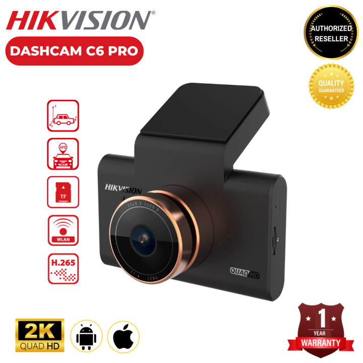 Hikvision Dashcam Ae Dc5313 C6 Pro 2k Quadhd Built In Wifi Lazada Ph