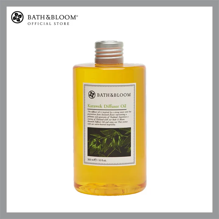 BATH & BLOOM Karawek Diffuser Oil 300ml. บาธ แอนด์ บลูม น้ำมันหอมระเหยปรับอากาศ กลิ่นดอกการะเวก ...
