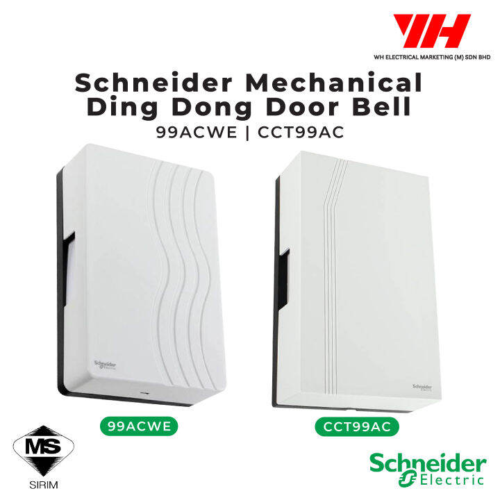 Schneider Mechanical Ding Dong Door Bell Chime 99ACWE / CCT99AC ...
