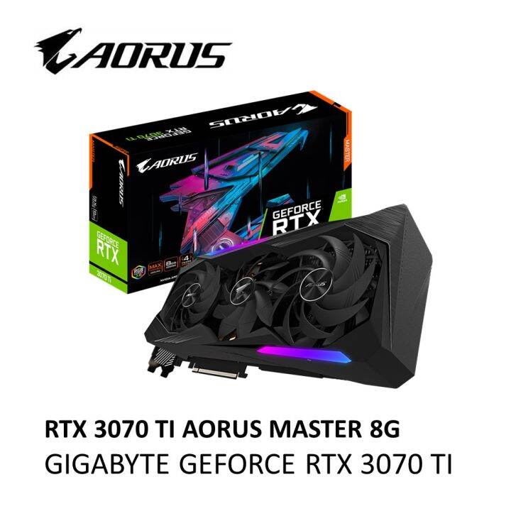 GIGABYTE AORUS RTX 3070 TI AORUS MASTER 8GB GRAPHIC CARD | Lazada