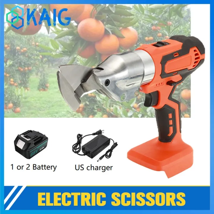 18V Electric Cordless Iron Scissors Metal Cutting Tools Shear Cordless ...