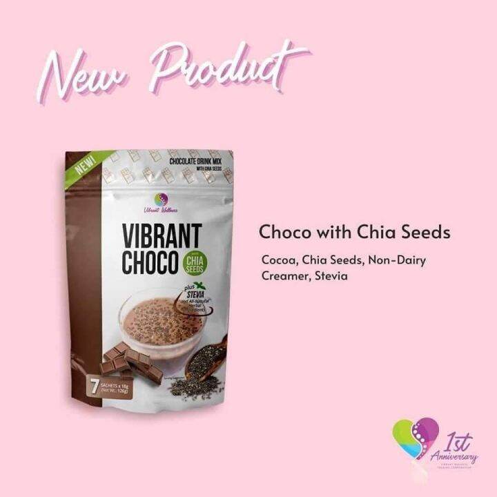 [HASH 7] Choco with Chia Seeds NEW HEALTHY PRODUCT Cocoa Chia Seeds Non ...