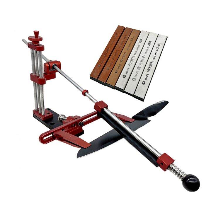 Professional Knife Sharpener 360° Rotation Fixed-Angle Aluminum Alloy ...