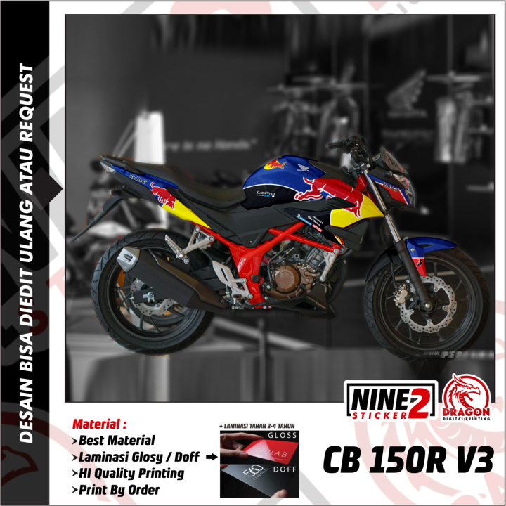 STICKER CB 150R V3 DECAL CB 150R STRIPING CB 150R FULL BODY STIKER CB ...