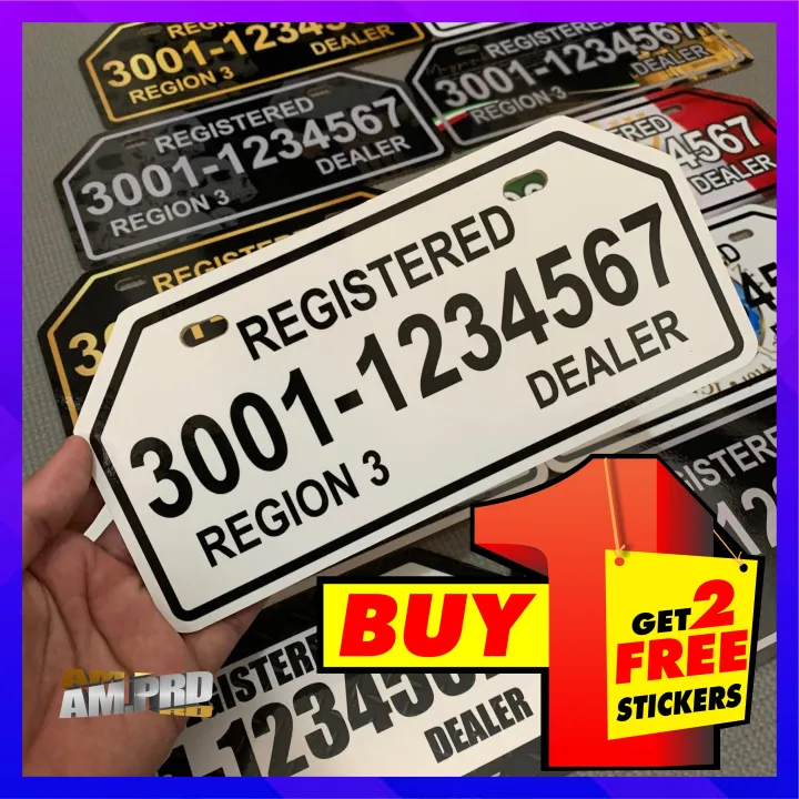 Motorcycle Temporary Plate for all kind of motorcycle Printed | Lazada PH