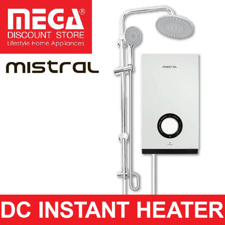 MISTRAL MSH103 DC PUMP INSTANT WATER HEATER WITH RAINSHOWER | Lazada ...