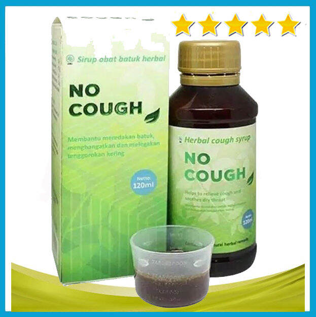 Obat Batuk Herbal No Cough Syirup Dewasa Meredakan Batuk dan Melegakkan ...