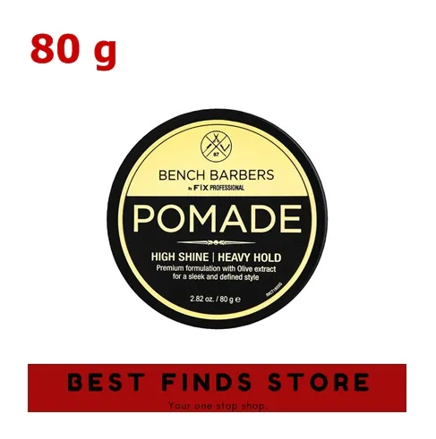 Bench Barbers Pomade High Shine, Heavy Hold, 80g | Lazada PH
