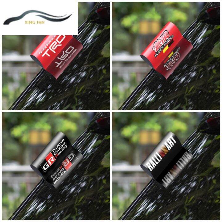 XINFAN NEW Car Sticker Wash Label Style Trunk Door Decals PVC Auto ...