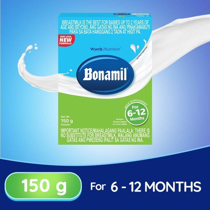 BONAMIL® Milk Supplement for 6 to 12 months 150g | Lazada PH