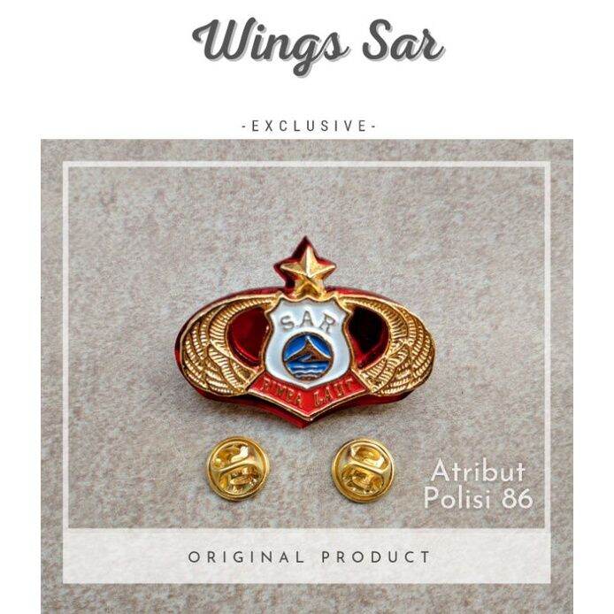 Wings sar - wing sar - pin sar | Lazada Indonesia
