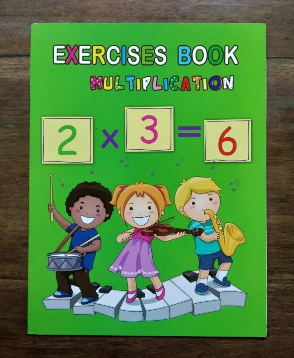 Mathematics Multiplication Exercise Activity Book For Kids 3 to 6 and ...