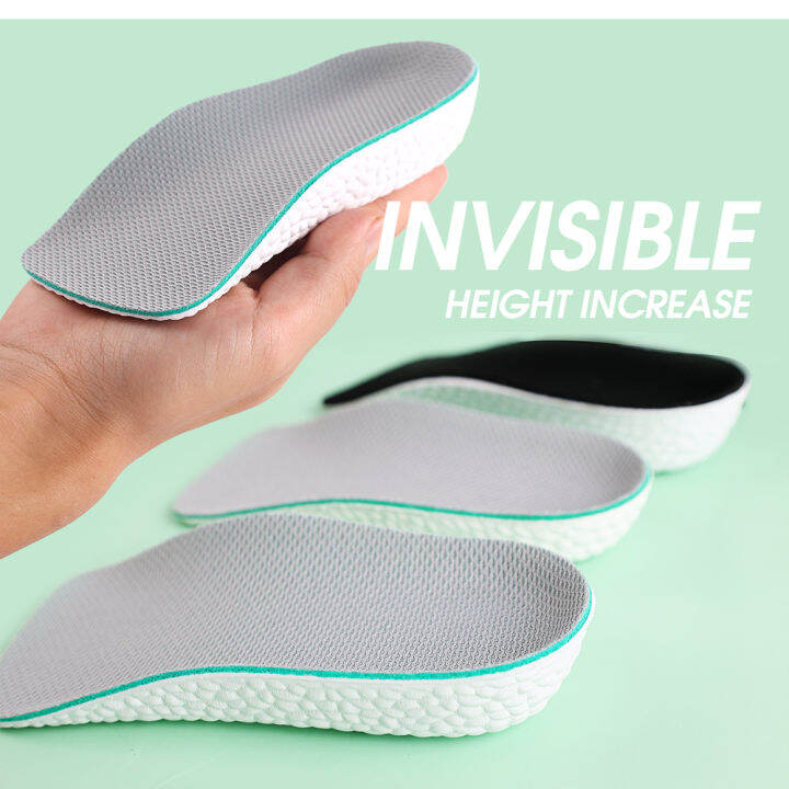 Arch Support Increase Height Insoles Light Weight Soft Elastic Lift for ...