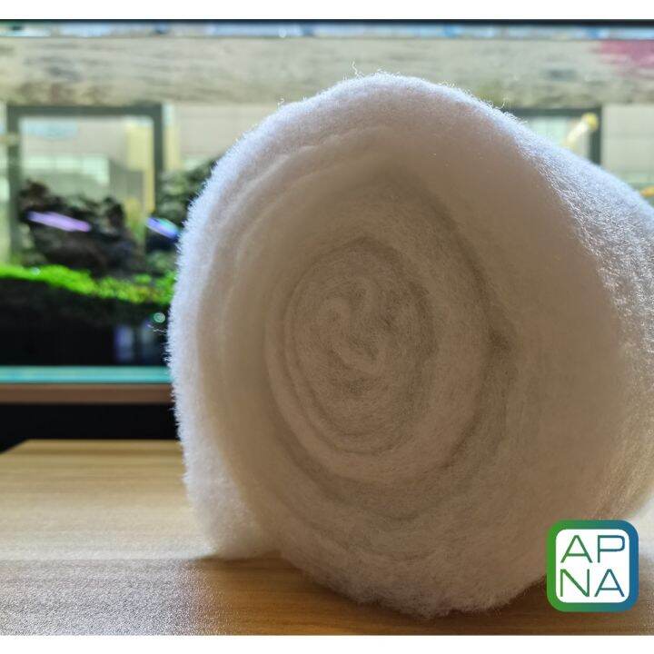 🐟 White Filter Wool Mat Sponge for Aquarium Fish Shrimp Plant Tank ...