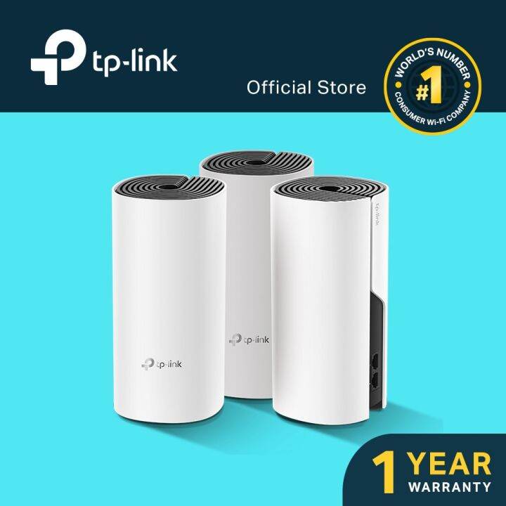 【COD】 TP-Link Deco M4 AC1200 Whole Home Mesh Wi-Fi System (3 Pack) WiFi ...