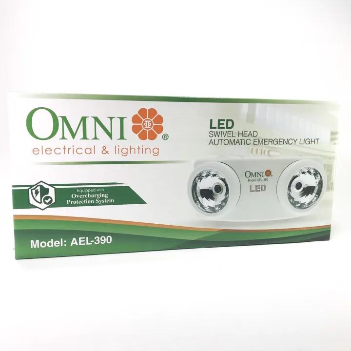 OMNI Automatic Emergency Light AEL-390 | Lazada PH