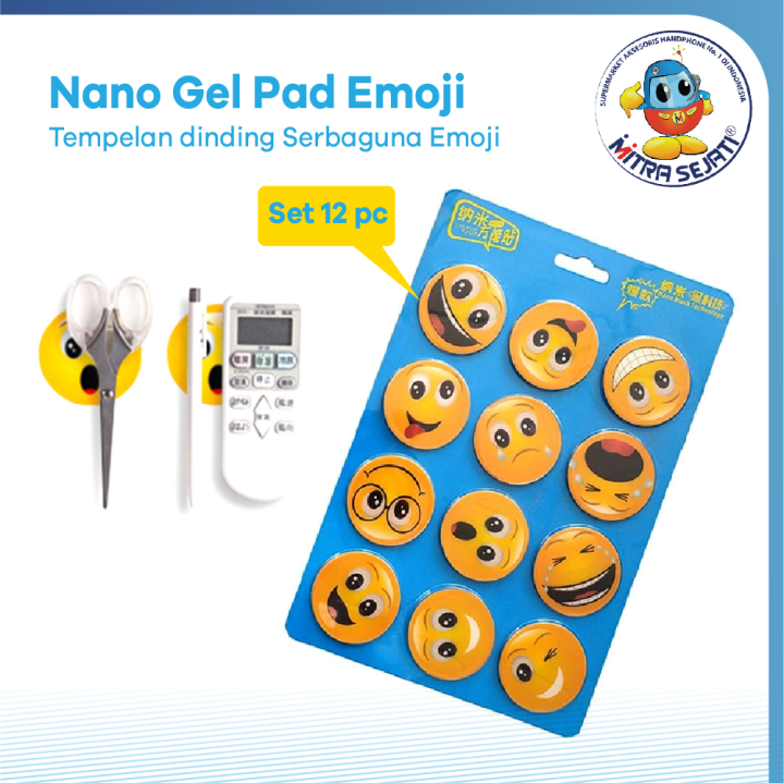 Holder Sticky Emoji Grip Emoji Isi 12pcs-AHGRIPE12 | Lazada Indonesia
