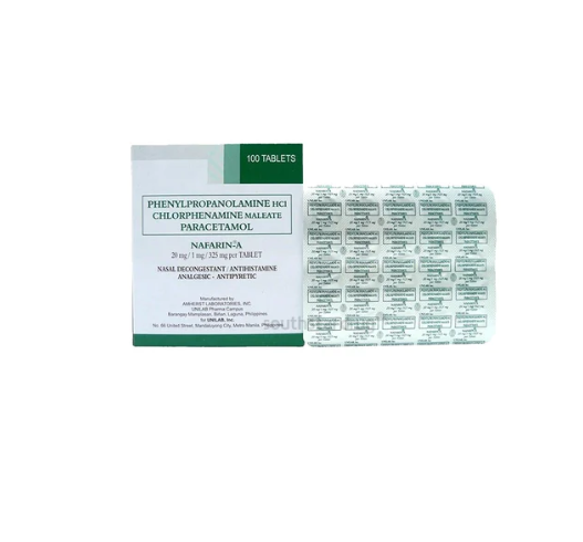 Nafarin A ( for Cold and Flu ) 20 Tablets | Lazada PH