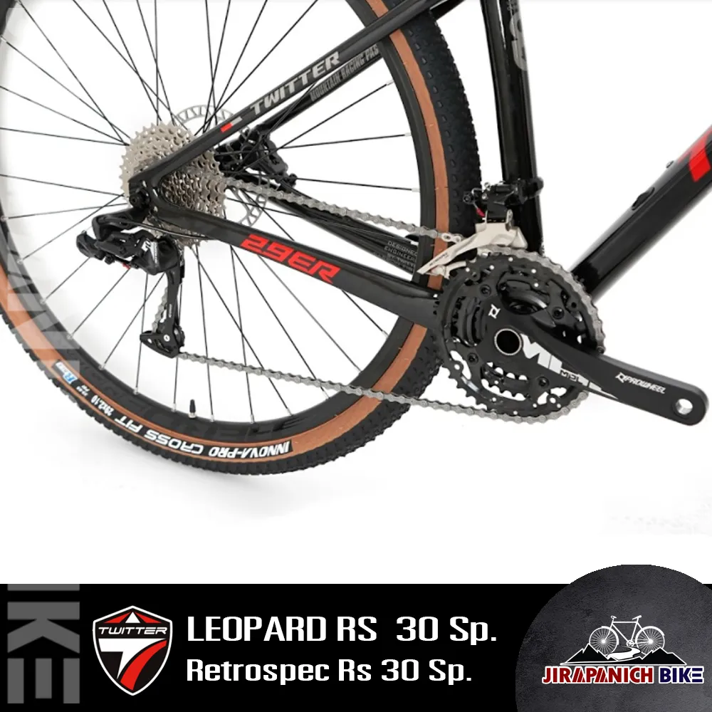 [ผ่อน 0% , จัดส่งฟรี] จักรยานเสือภูเขา TWITTER รุ่น Leopard RS 30 Sp ...