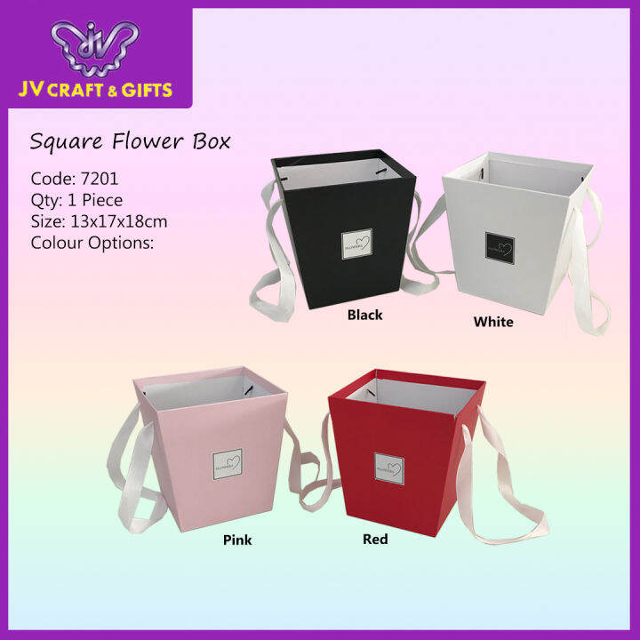 Flower Box /Square Flower Box/ Basket shaped Flower Box/ Florist Box ...
